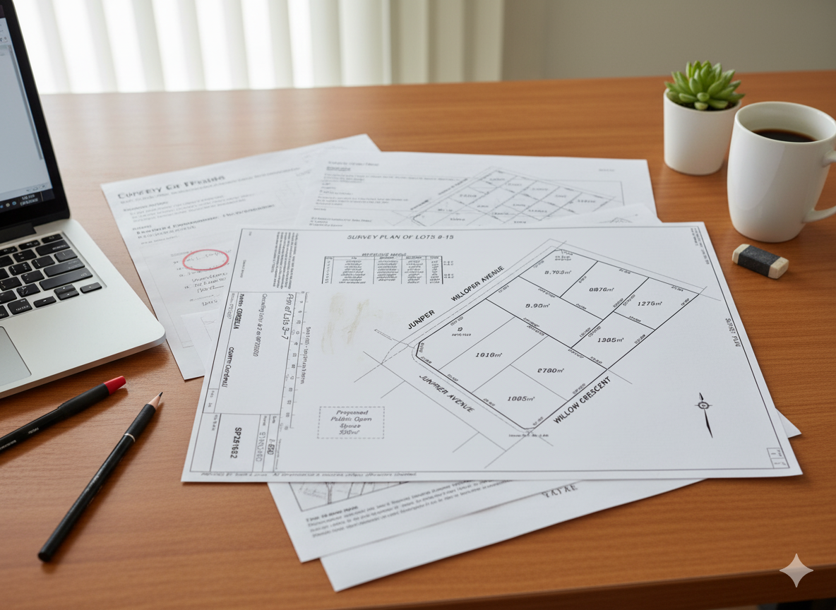 Sample Survey Plan - LOT 1 & 2, DP 123456